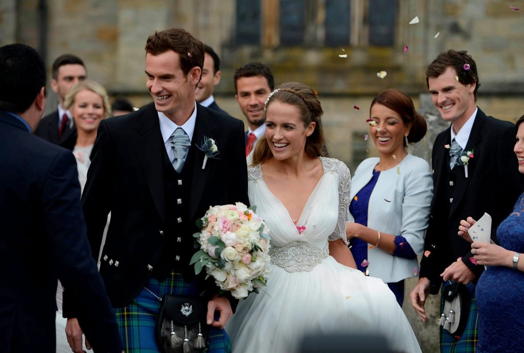 Andy Murray y Kim Sears, una multitudinaria boda de ensueño
