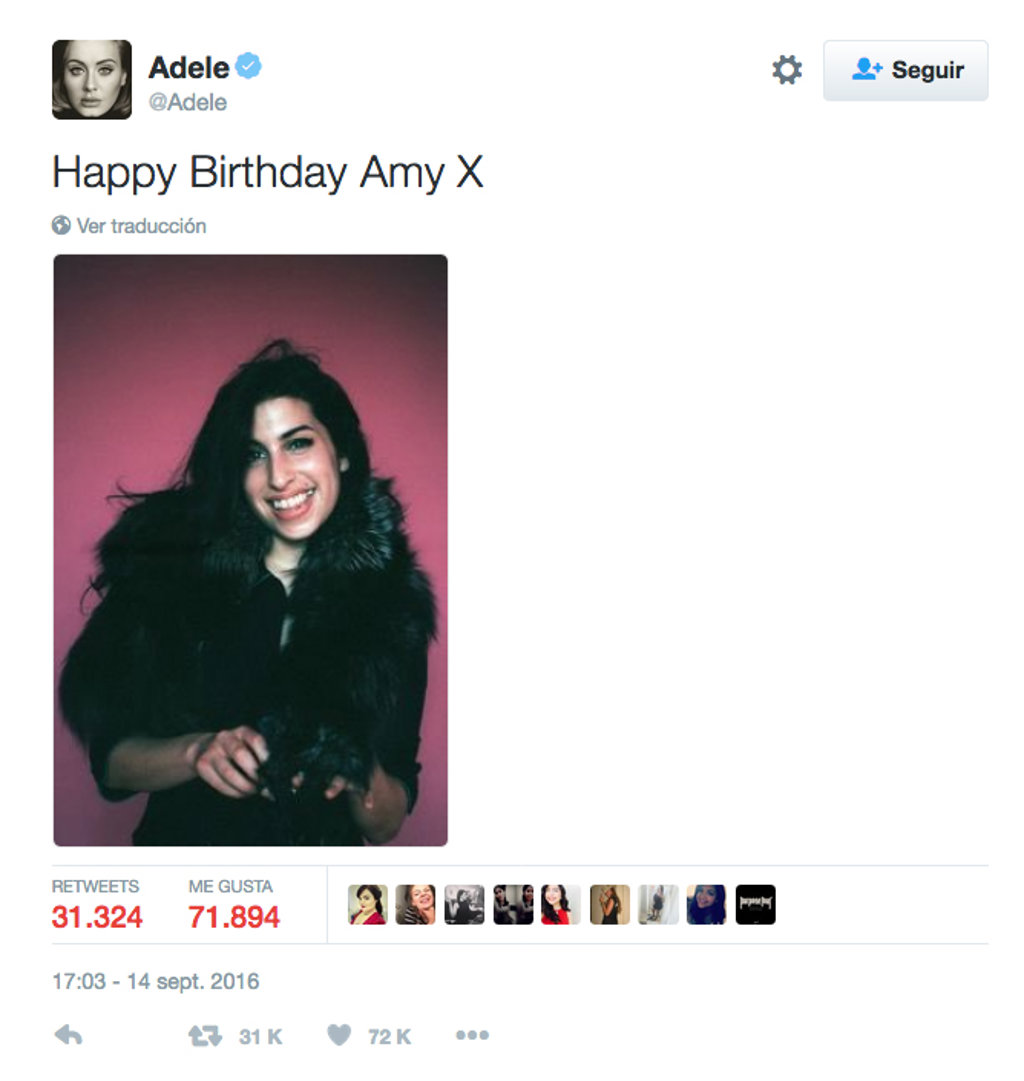 Adele homenajea a Amy Winehouse