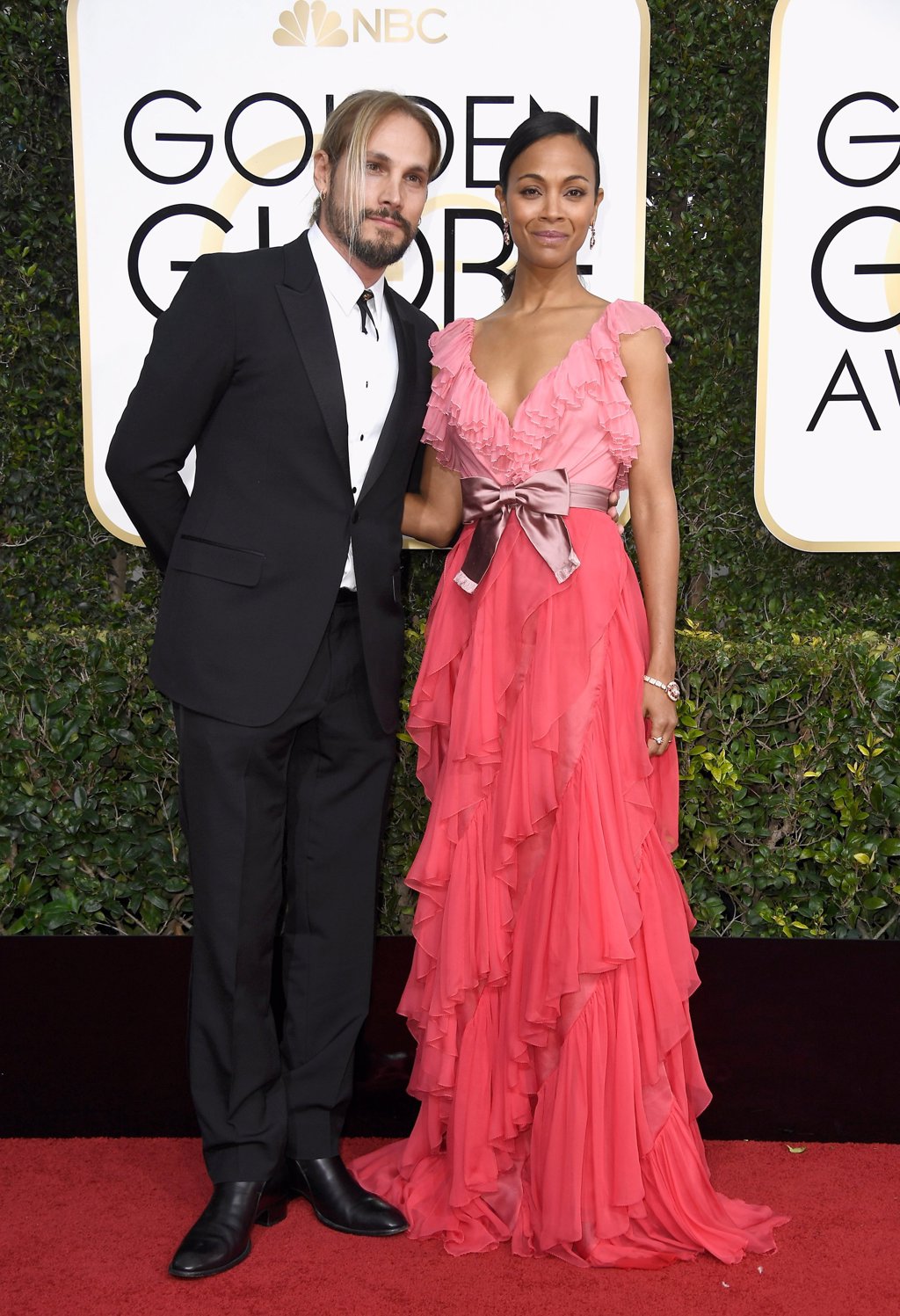 El tipazo de Zoe Saldana durante el embarazo de su tercer hijo, Zen
