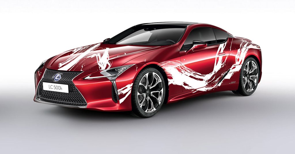 Lexus, la creatividad no conoce límites con el Art Car-LC 500h