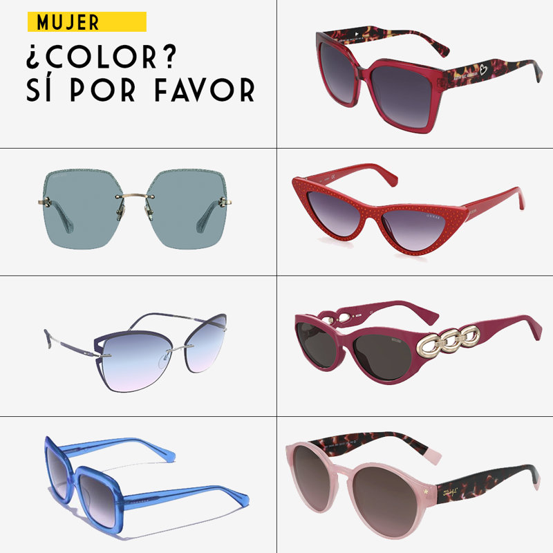 ¡Vuelven los 90s! gafas de sol atrevidas, de tamaño extremo y coloridas ...