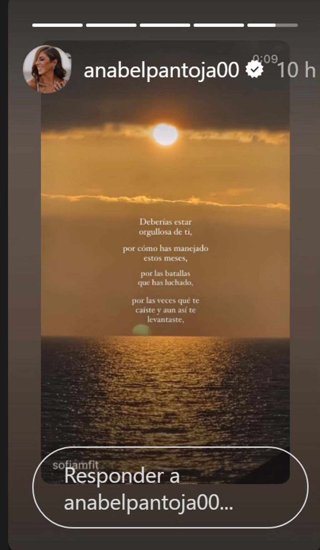 Anabel Pantoja, emotivo mensaje a su padre, Bernardo, tras su fallecimiento: "Tu princesa te quiere"