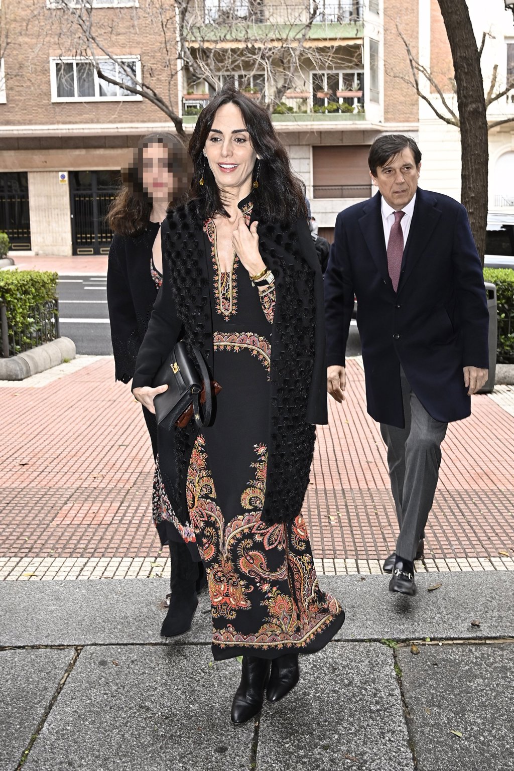 Álvaro Falcó e Isabelle Junot bautizan a su hija Philippa