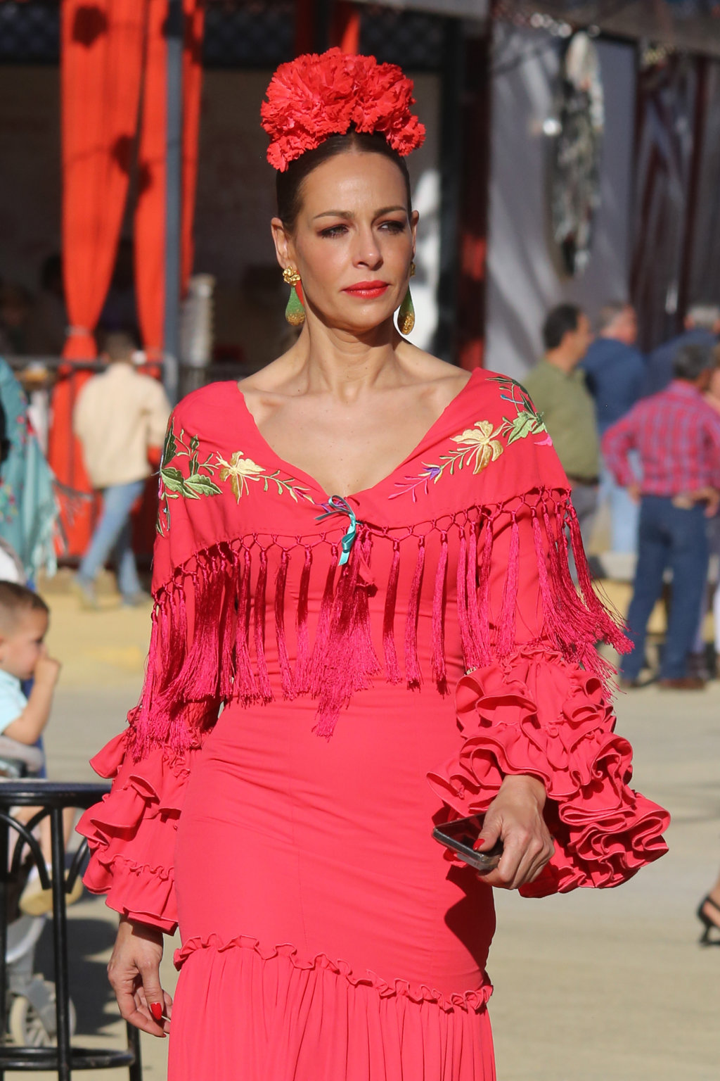 Eva González, una espectacular flamenca en la feria de su pueblo con el ...