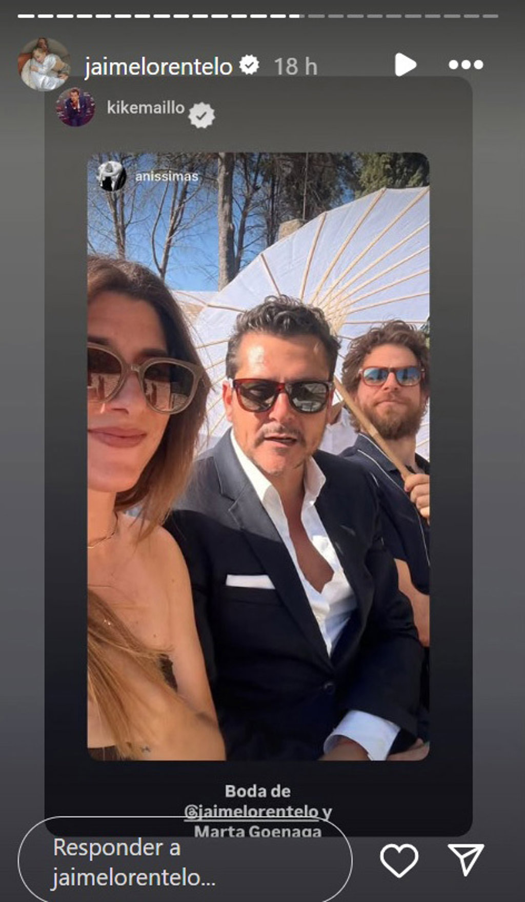 Jaime Lorente abre el álbum privado de su boda con Marta Goenaga ...