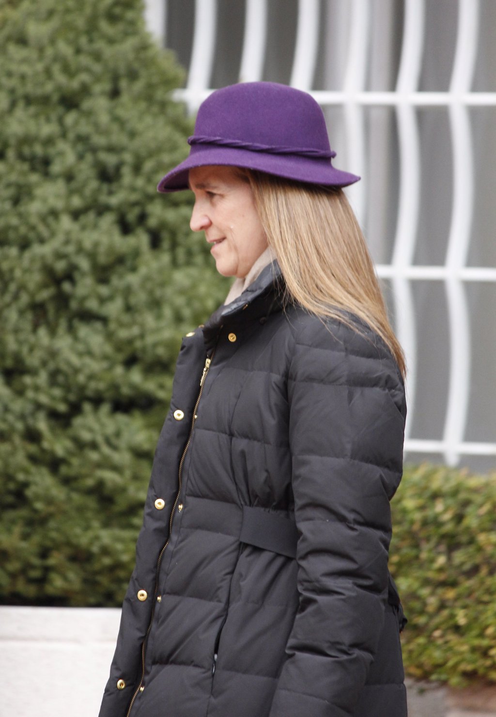 La Infanta Elena visita al Rey