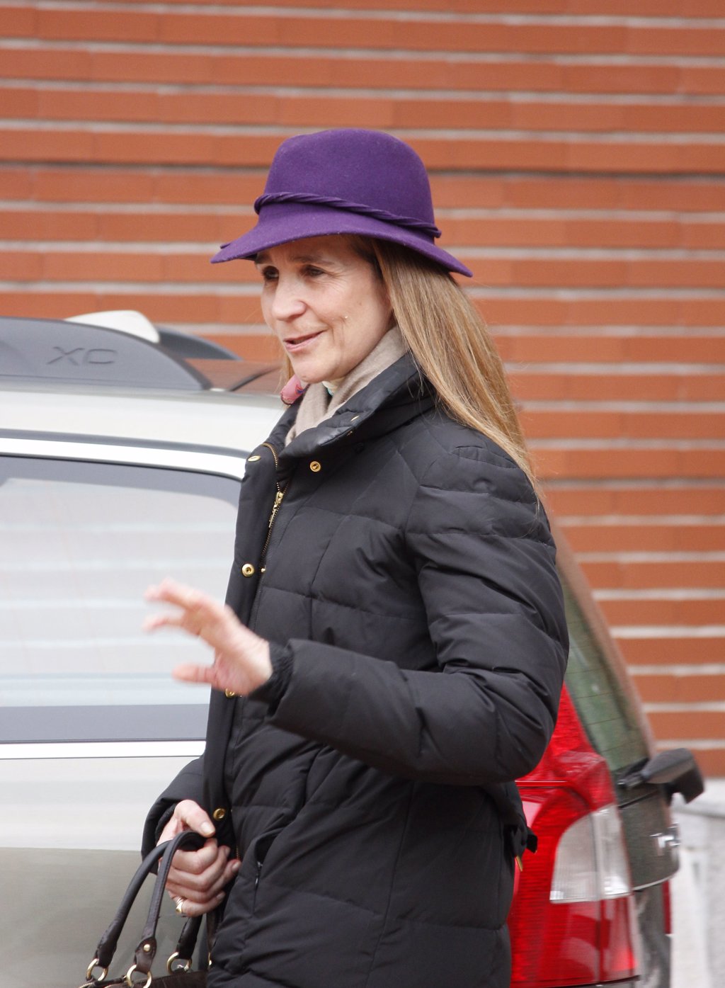 La Infanta Elena visita al Rey