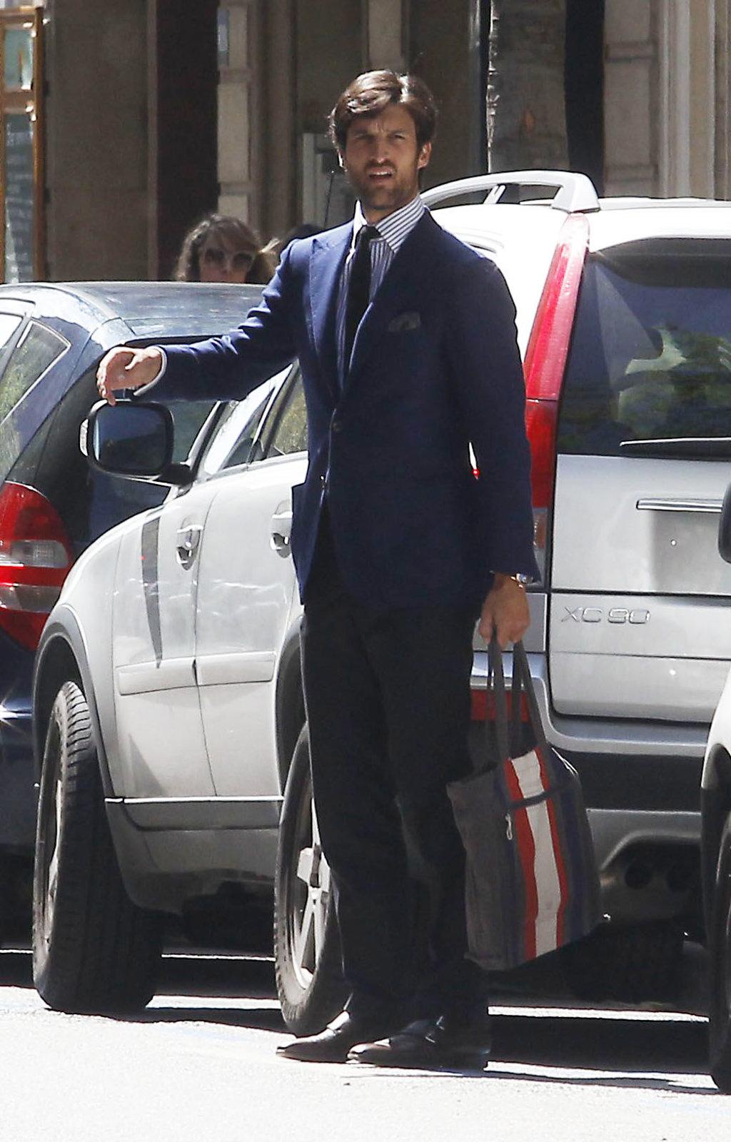 Rafa Medina, un papá muy pendiente de sus negocios