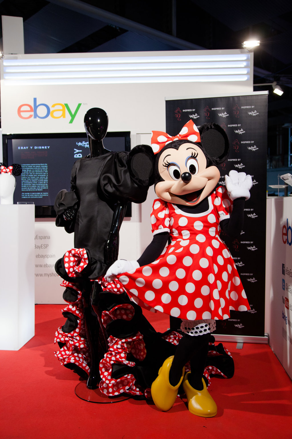 Minnie Mouse más flamenca que nunca en la MBFWM