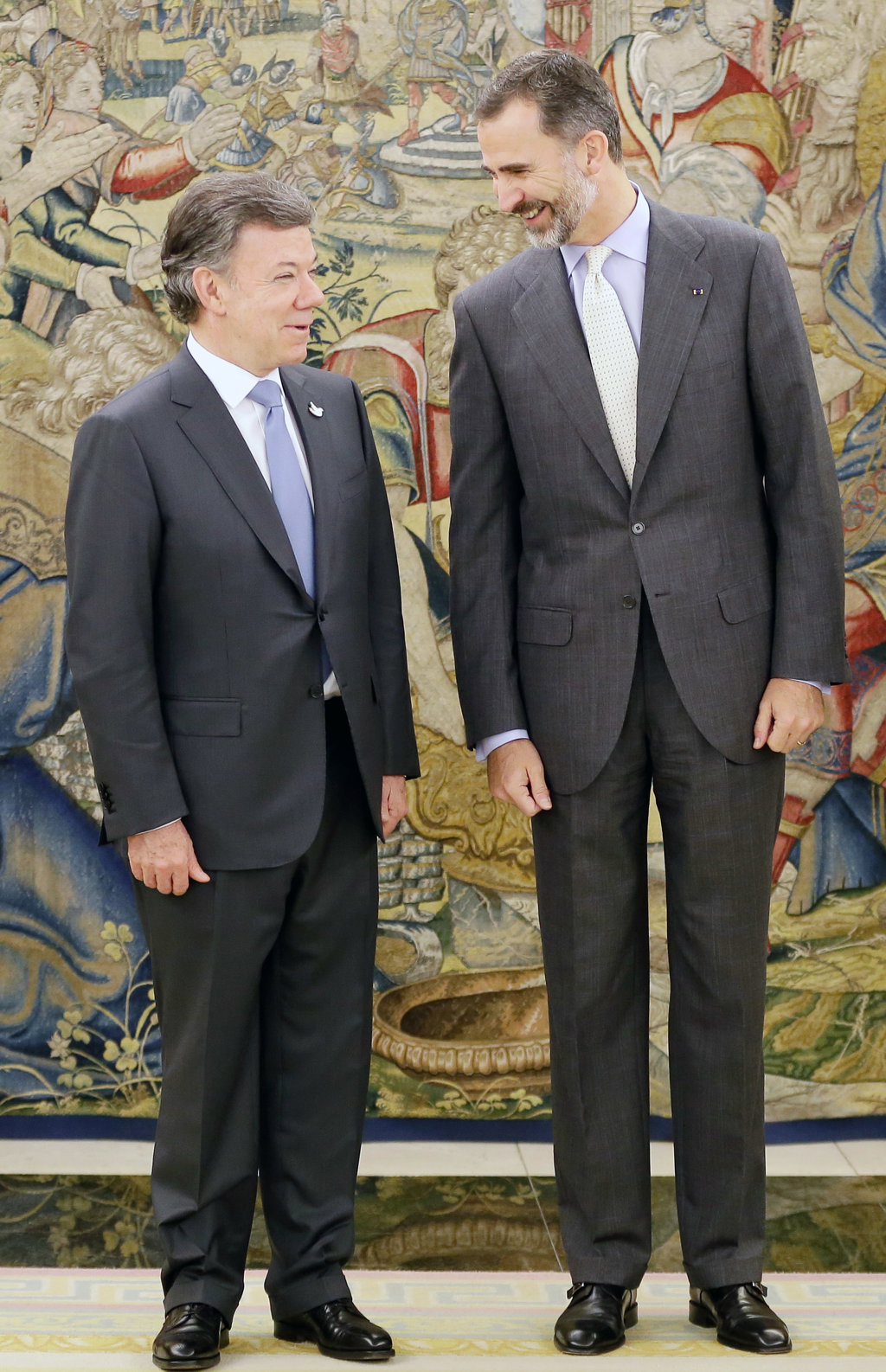El Rey Felipe VI ofrece un almuerzo al presidente de Colombia, Juan ...