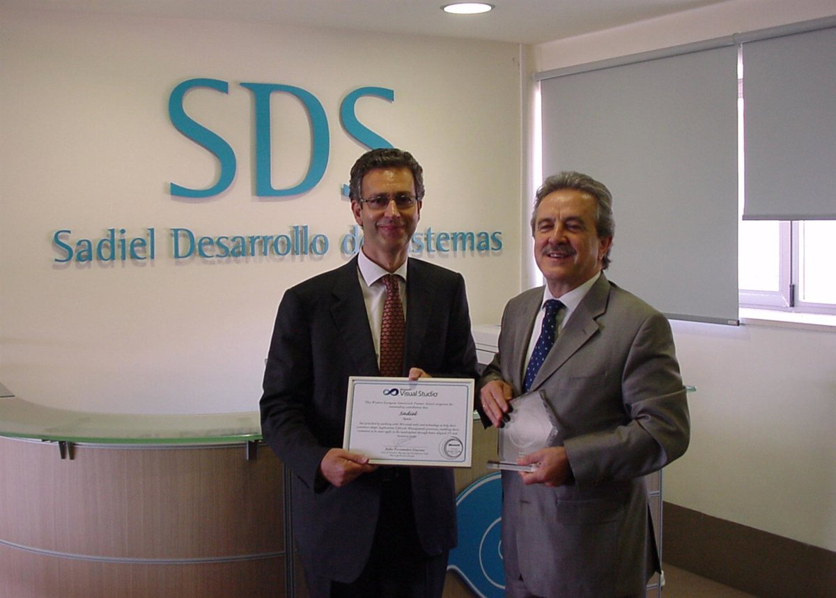 Microsoft premia a Sadiel por la gestión interna de sus proyectos software