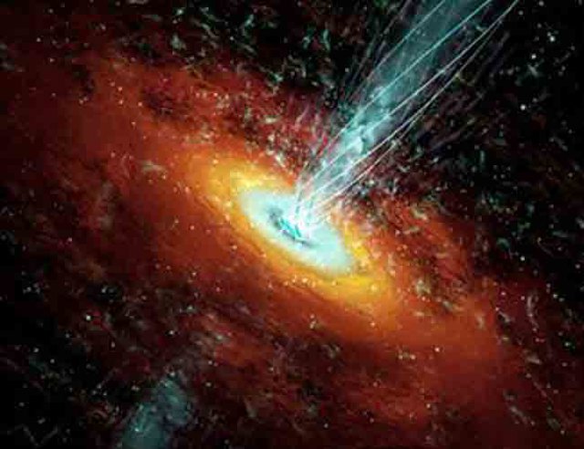 Observan la activación de un cuásar por interacción con una galaxia cercana