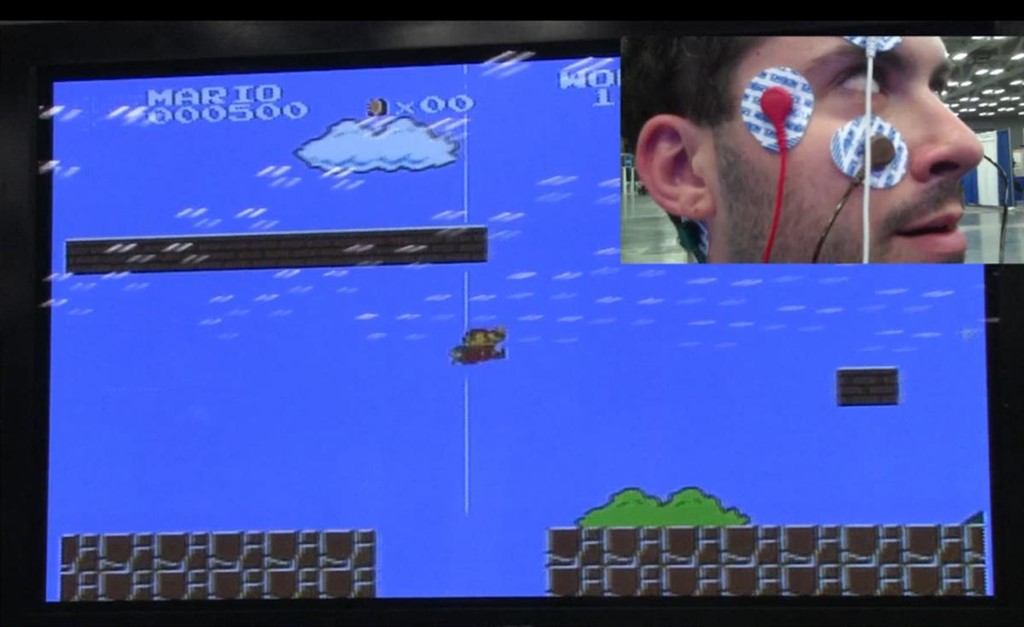 Controlando 'Super Mario Bros. 2' con los ojos