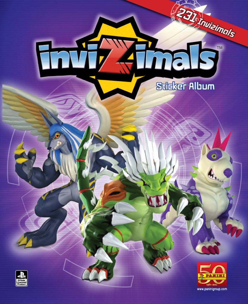 Los 'Invizimals' también viven en cromos 2.0