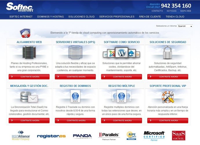 Softec Internet lanza la primera plataforma de distribución de servicios 'cloud'