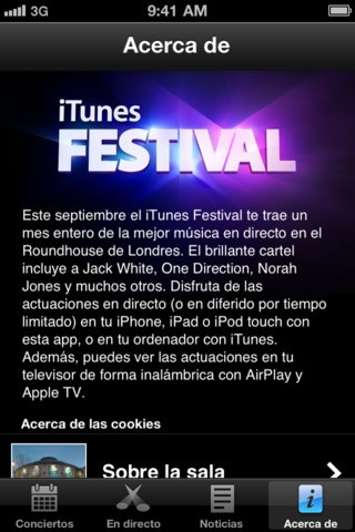 iTunes Festival London 2012 vuelve a iPhone, iPad o iPod touch