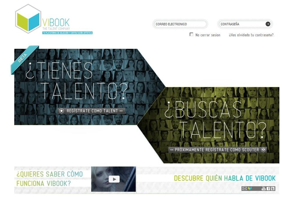 Vibook, nueva plataforma de selección y contratación online de artistas