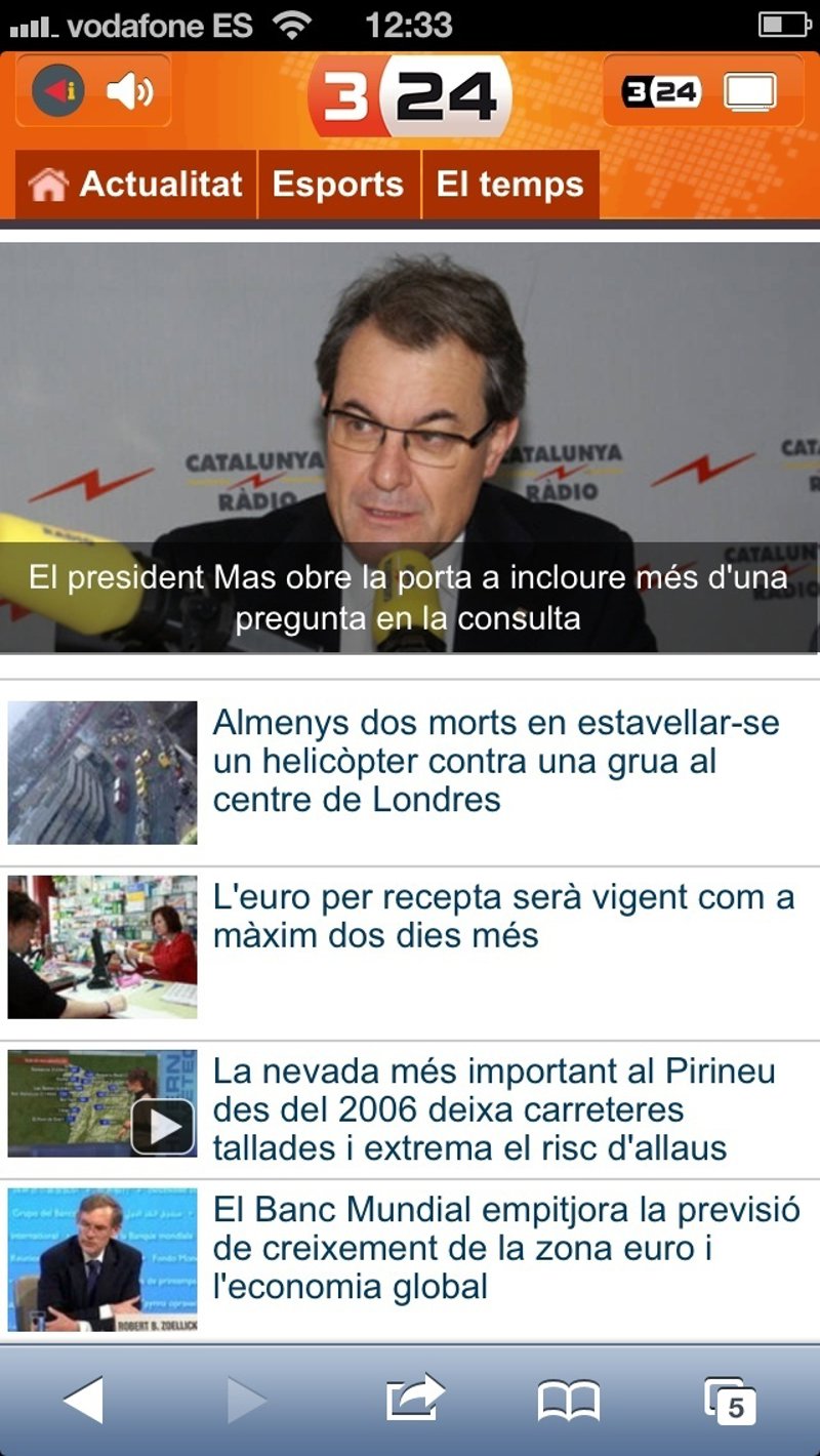 TV3, Catalunya Ràdio, 3/24 y Esport3 optimizan sus webs para ...