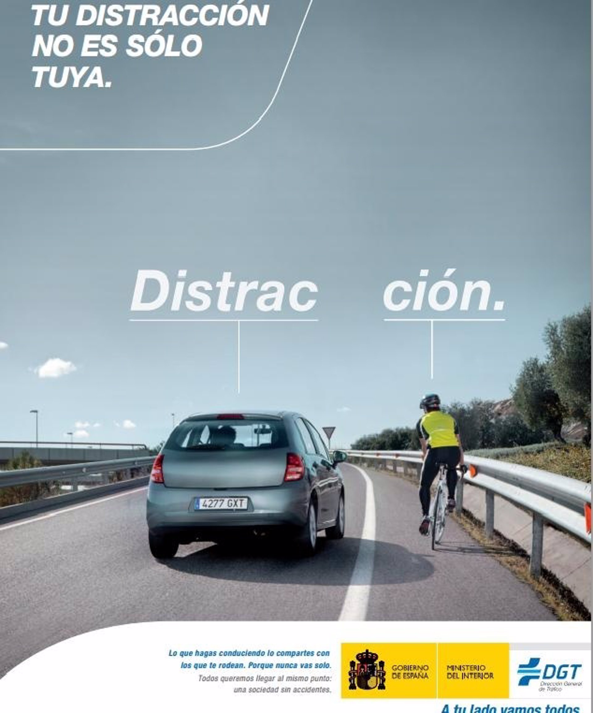 La campaña de la DGT 'A tu lado vamos todos', galardonada con tres ... La campaña de la DGT 'A tu lado vamos todos', galardonada con tres ...