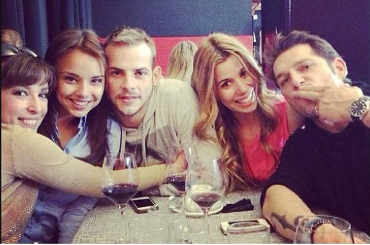 Alex Casademut, Gisela, Chenoa, Manu tenorio y Natalia juntos