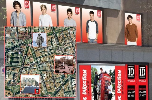 La tienda de One Direction, 1D WORLD, en Madrid ya tiene lugar