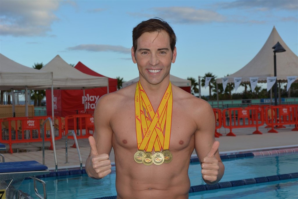 David Meca logra cuatro oros en el Campeonato de España Máster