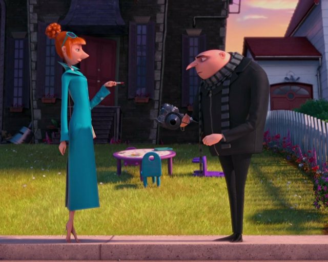 Steve Carell y Kristen Wiig presenta a Lucy, la inesperada compañera de Gru