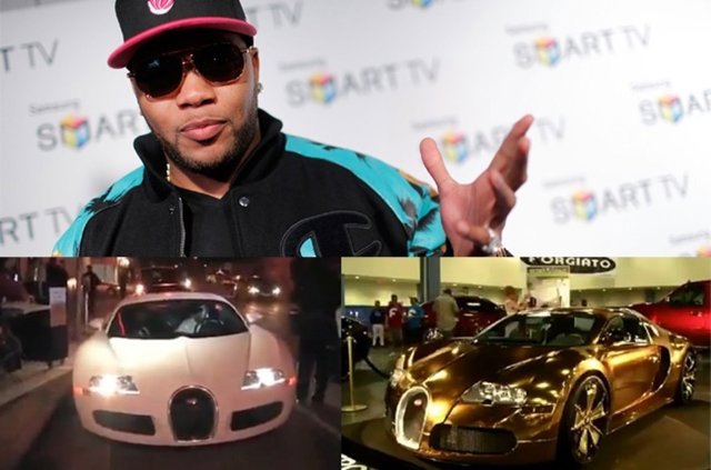 Flo Rida baña su Bugatti Veyron en oro de 24 quilates