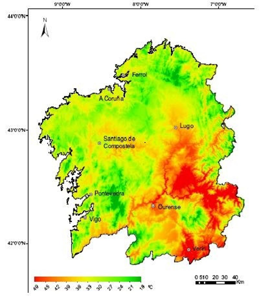 Las Sensaciones Térmicas Superaron Los 50 Grados En Puntos De Galicia