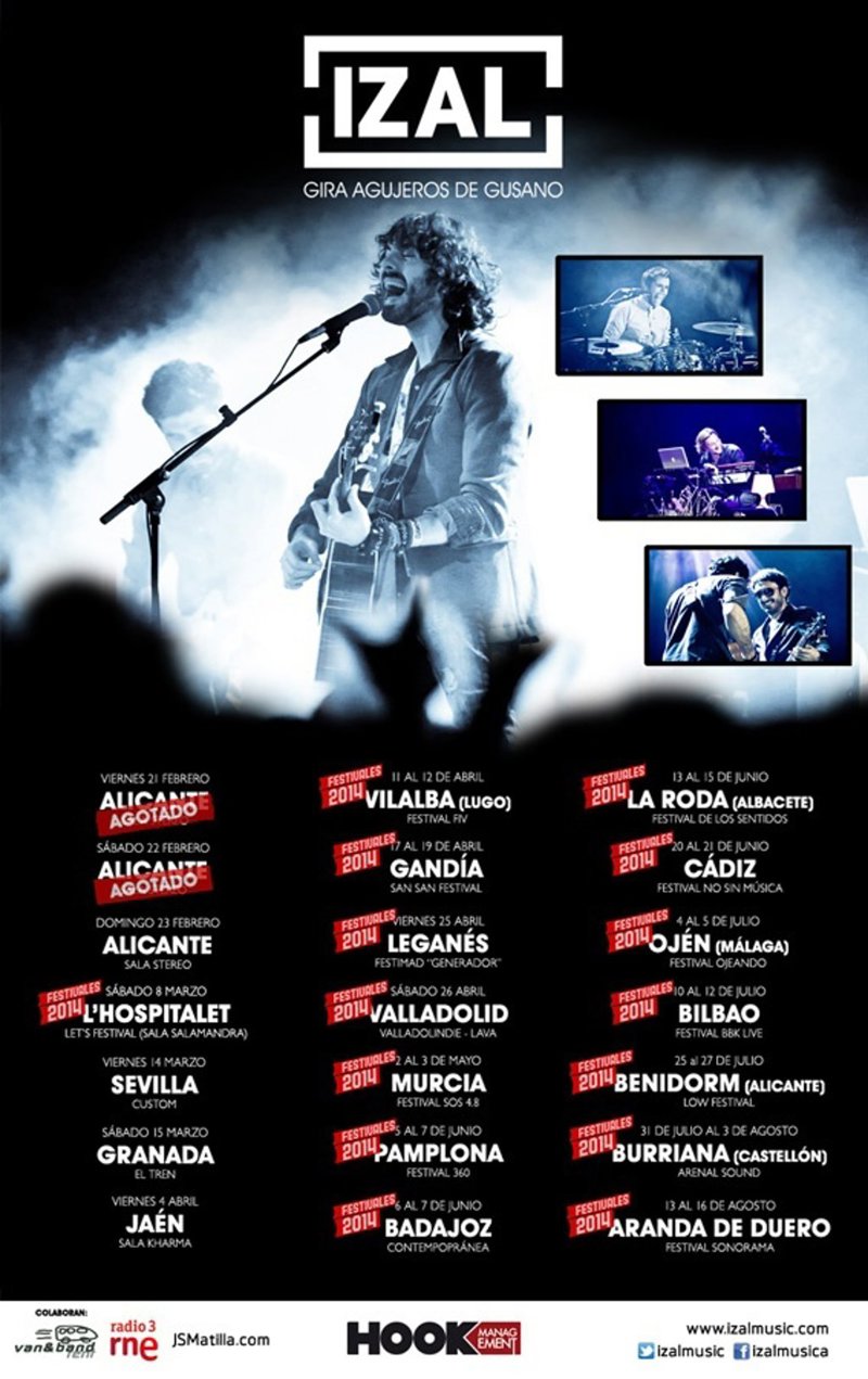 Izal amplía su gira