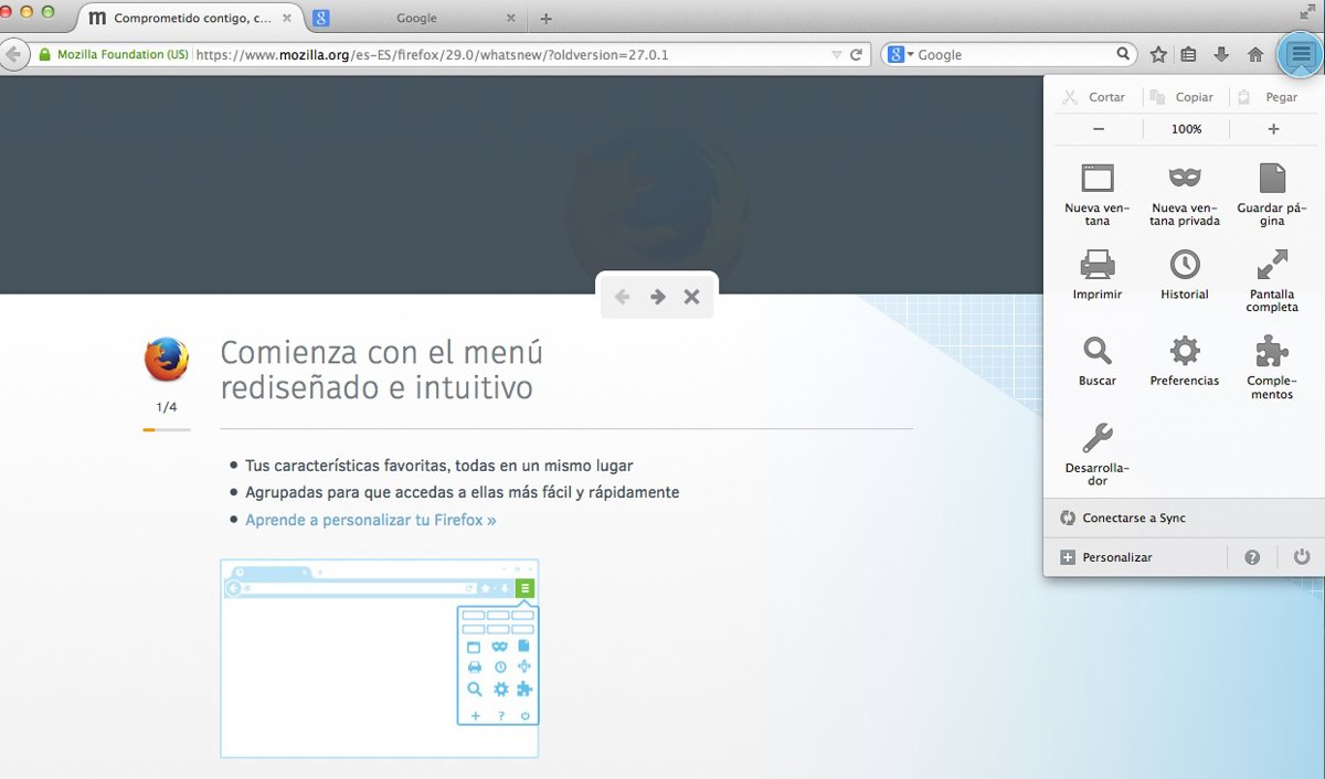 Firefox lanza su versión 29 con una interfaz renovada