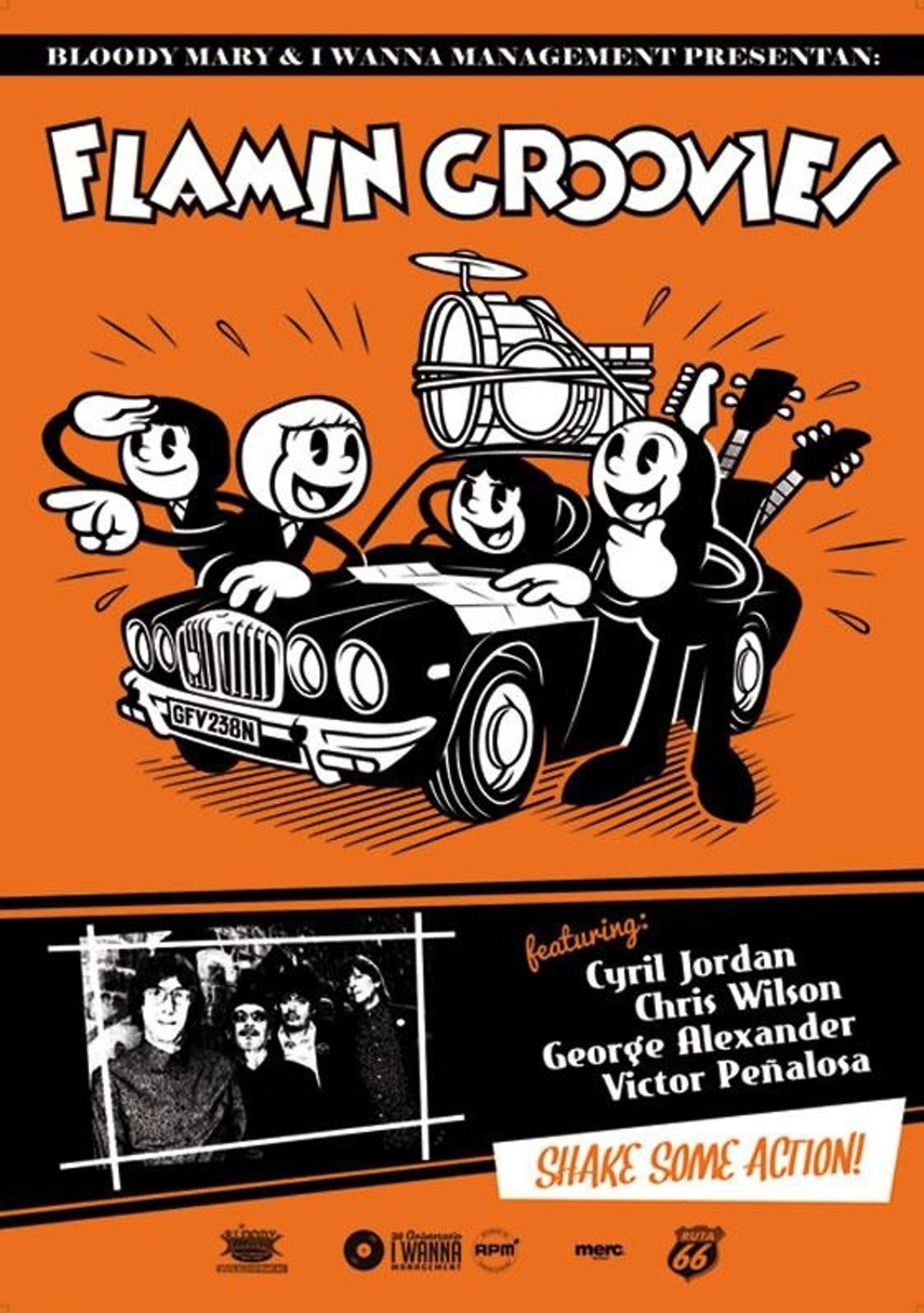 Flamin' Groovies cancelan su gira por enfermedad del guitarrista Cyril ...