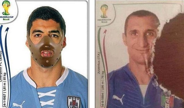 La mordida de Suárez da la vuelta al mundo con los mejores memes