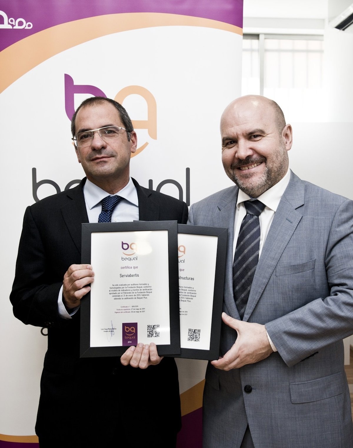 Abertis obtiene el Sello Bequal Plus, que certifica su política ...