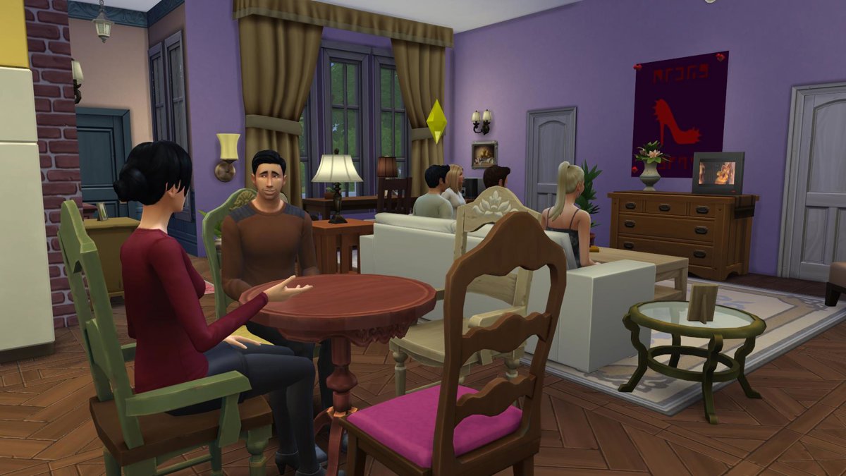 Friends, en versión Los Sims 4