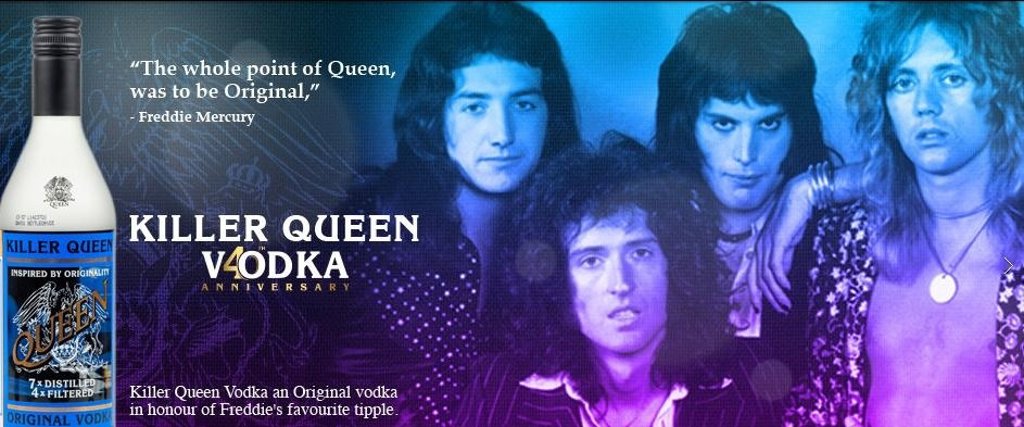 Queen presentan su propio vodka en honor de Freddie Mercury