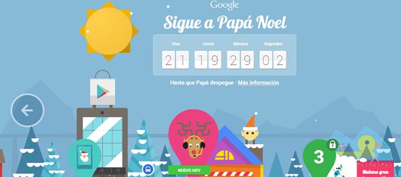 Sigue en Google Maps a Santa Claus con el Santa Tracker