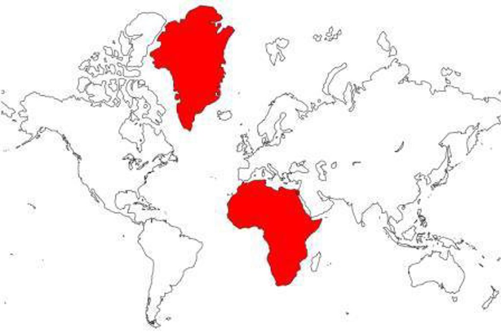 ¿Cómo sería la Tierra si se dibujara un mapamundi realista?