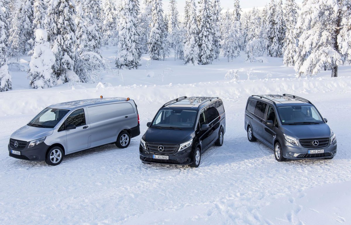 La nueva Vito 4x4 de Mercedes, más ligera y eficiente