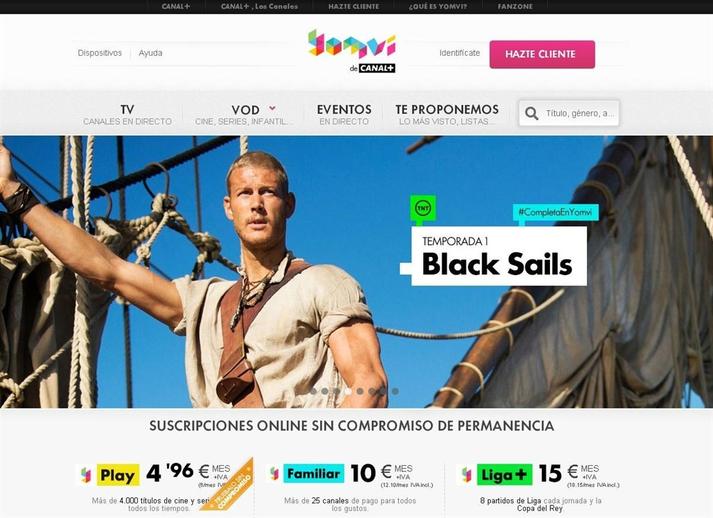 Yomvi de Canal+ llega a PS4 y PS3