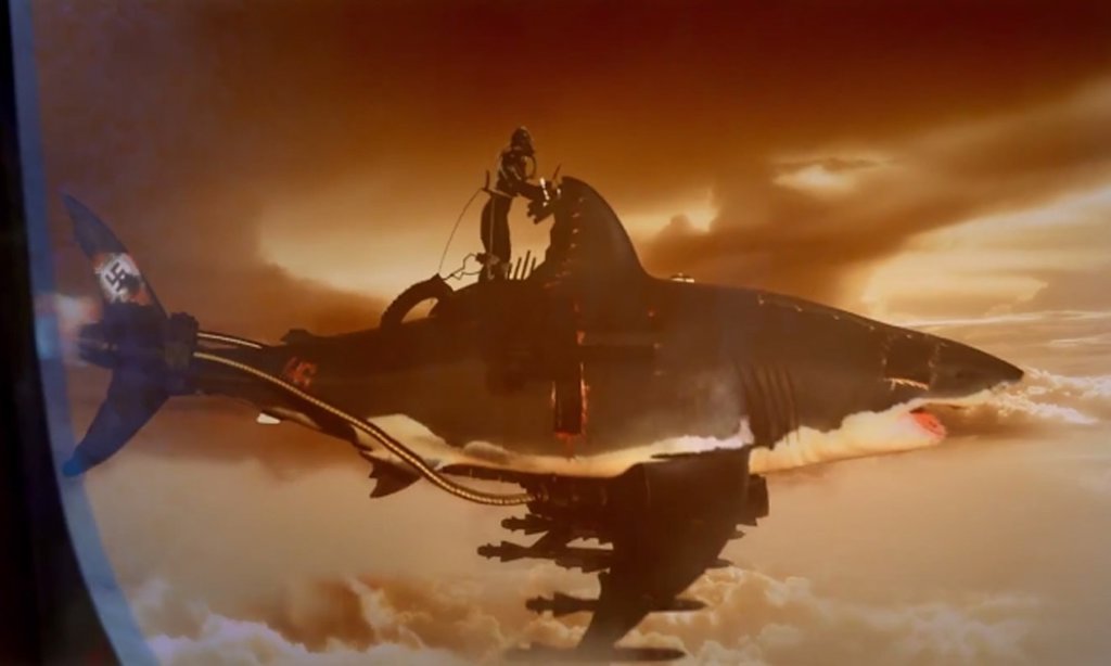 Tráiler de Sky Sharks: Salvad a los tiburones nazis zombies voladores