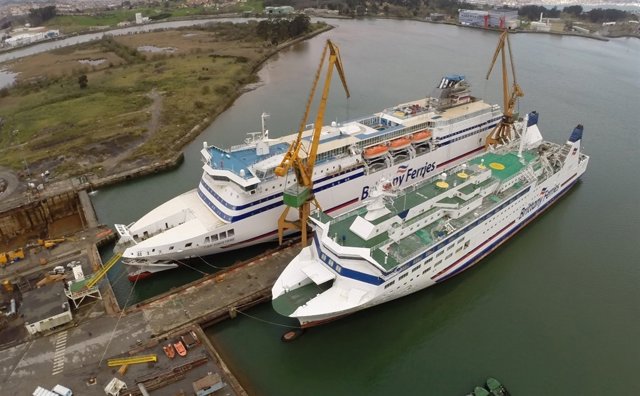 Astander transforma tres buques de Brittany Ferries