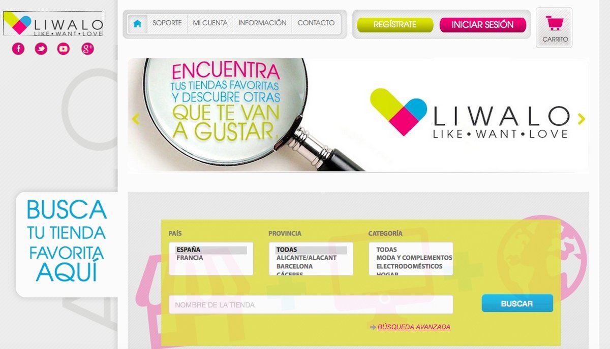 LIWALO: Un centro comercial online donde está el comercio local