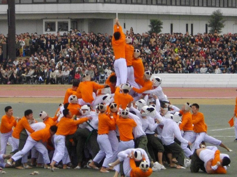 Bo-Taoshi o cómo los japoneses juegan a atrapar la bandera estilo rugby