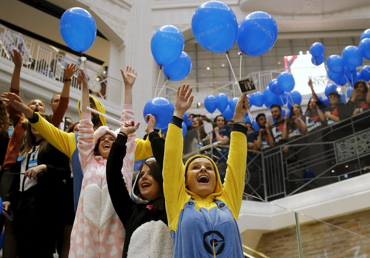 La apertura de la nueva tienda de Primark en Gran Vía, 32 (Madrid)