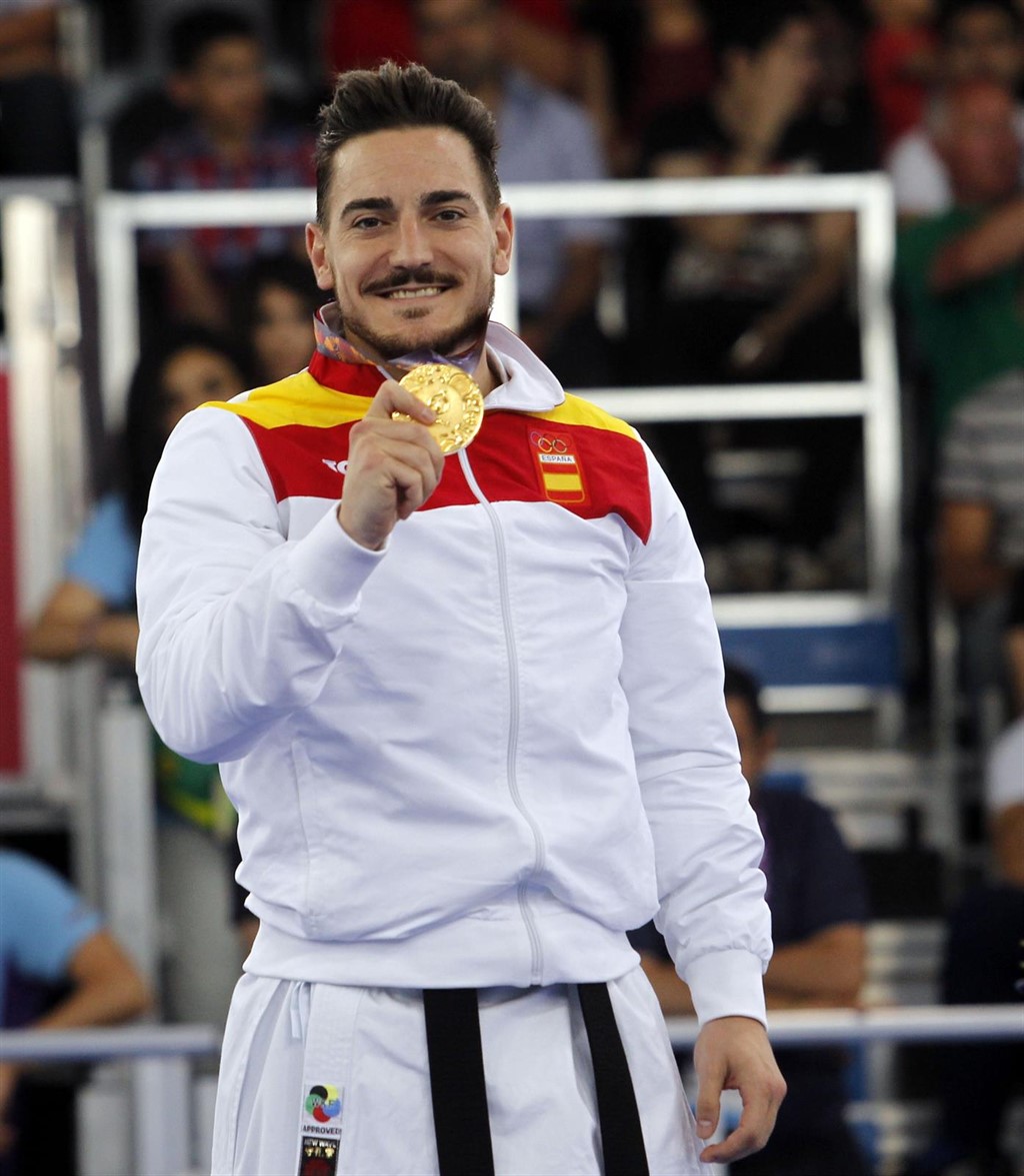Damián Quintero, primer español número uno de la Liga Mundial de Karate