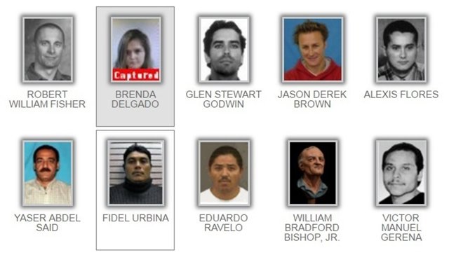 Los cinco fugitivos iberoamericanos más buscados por el FBI