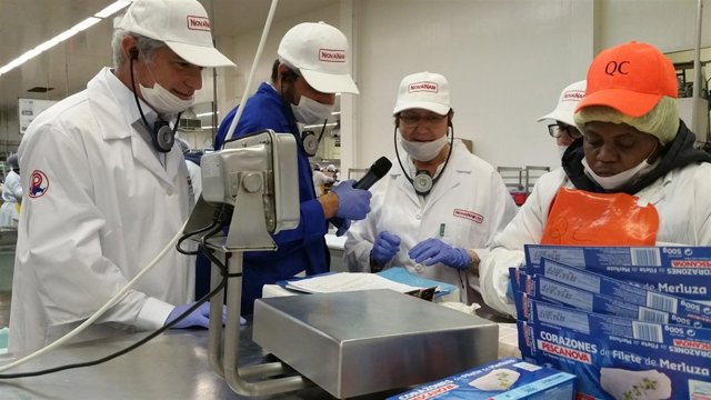 Quintana visita la sede de Novanam (Grupo Nueva Pescanova) en Namibia y ...