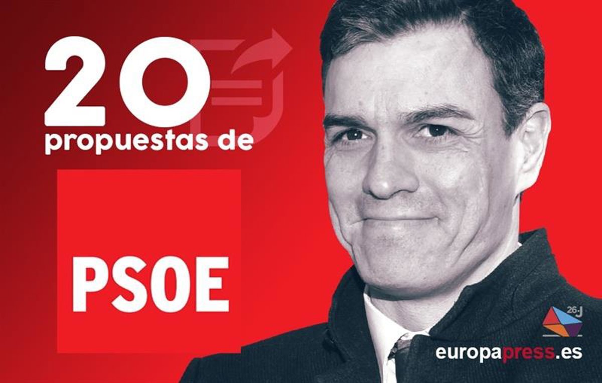 Elecciones 2016: 20 propuestas clave del programa del PSOE