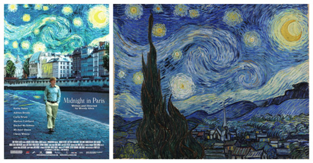 13 grandes pósters de películas inspirados por obras de arte